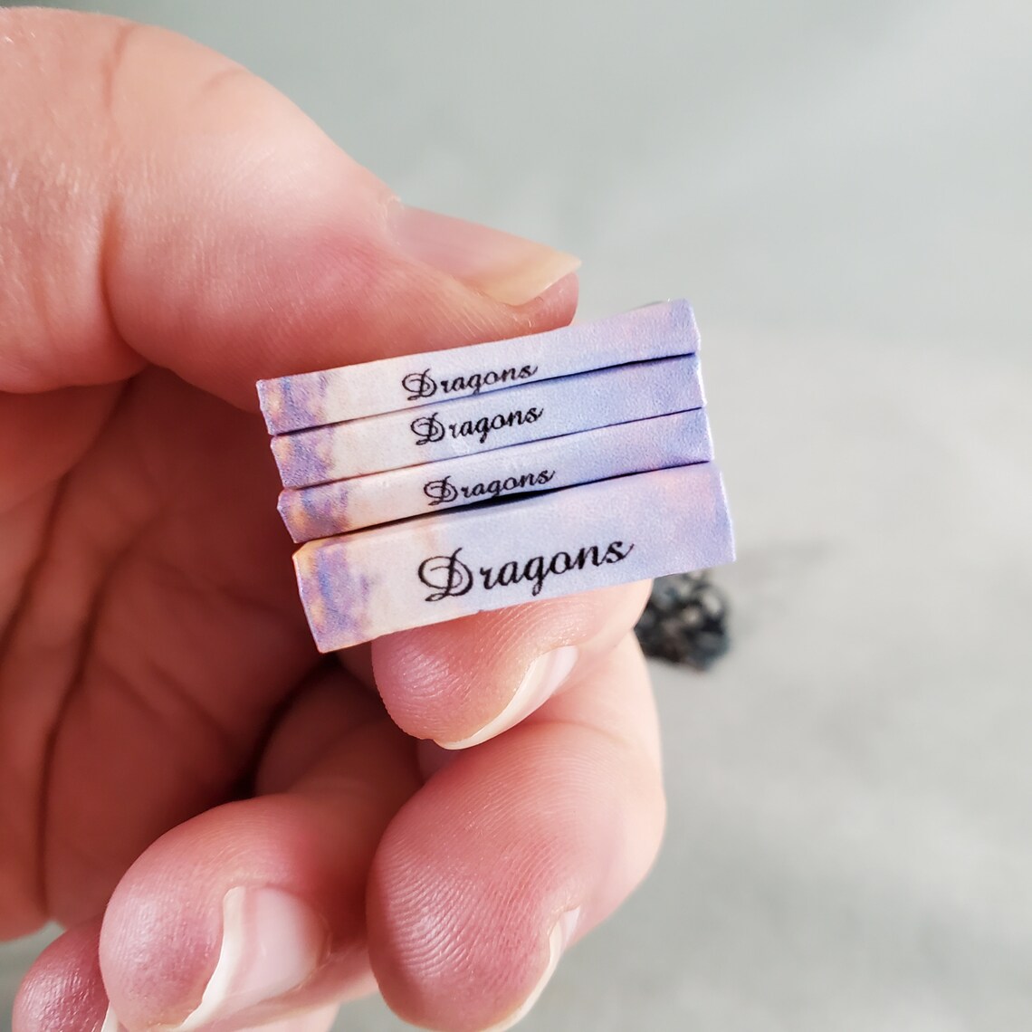 Miniature DRAGONS Book for Dollhouses Digital Download - Etsy