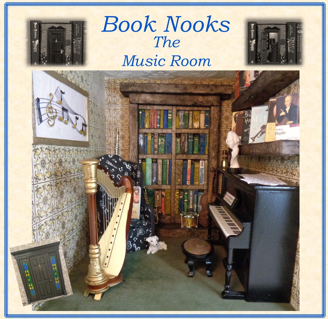 The Music Room Library Book Nook - Etsy