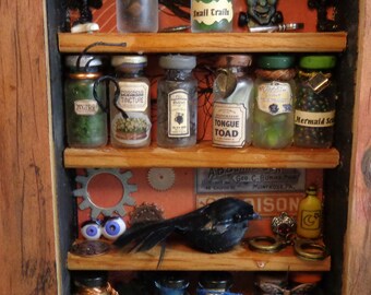 Spell Book Apothecary Potions Case Book Nook 4 Cover Designs - Etsy