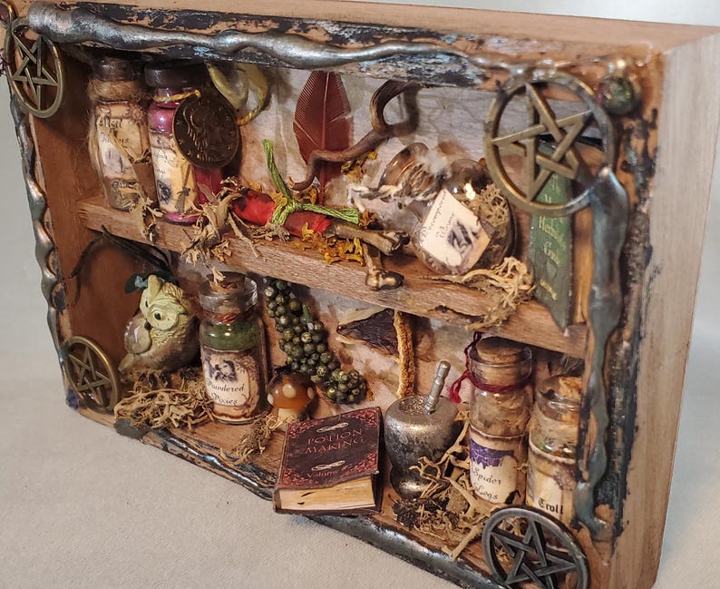 Witch's Apothecary Shelf - Etsy