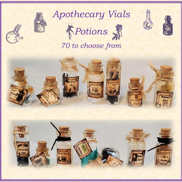 Apothecary Vial - Etsy