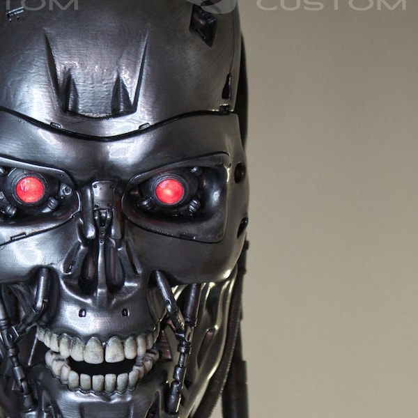 Terminator Skull - Etsy