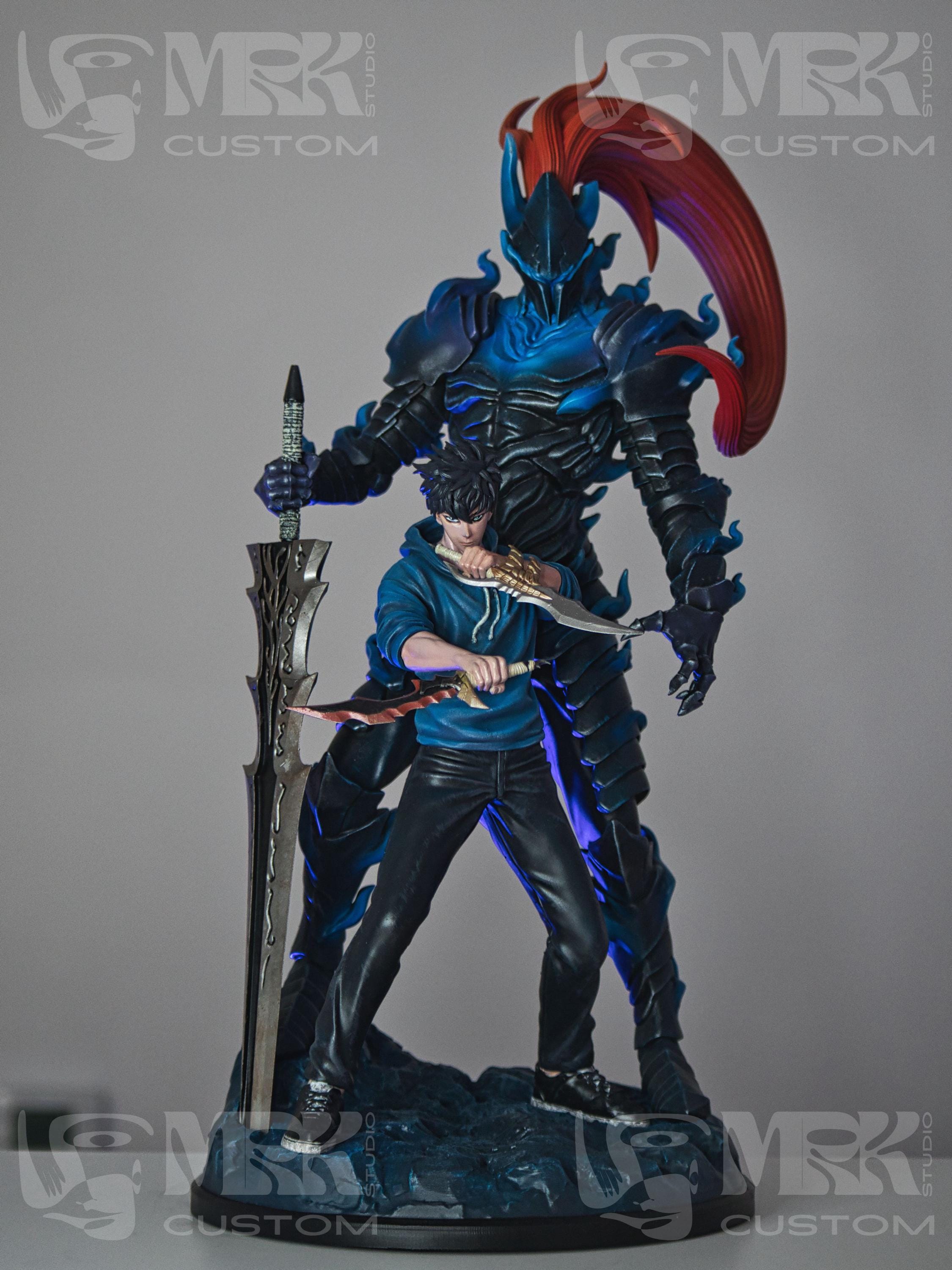 Solo Leveling - Sung Jin Woo and Igris Figure - 1/6 Scale Statue - Etsy ...