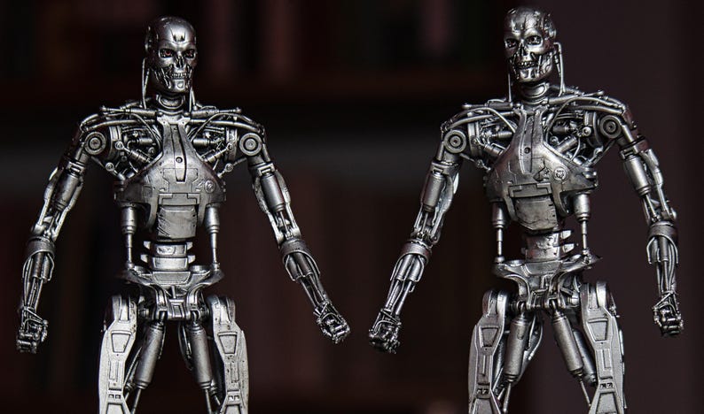 Terminator T-800 1/10 Figurine - Etsy