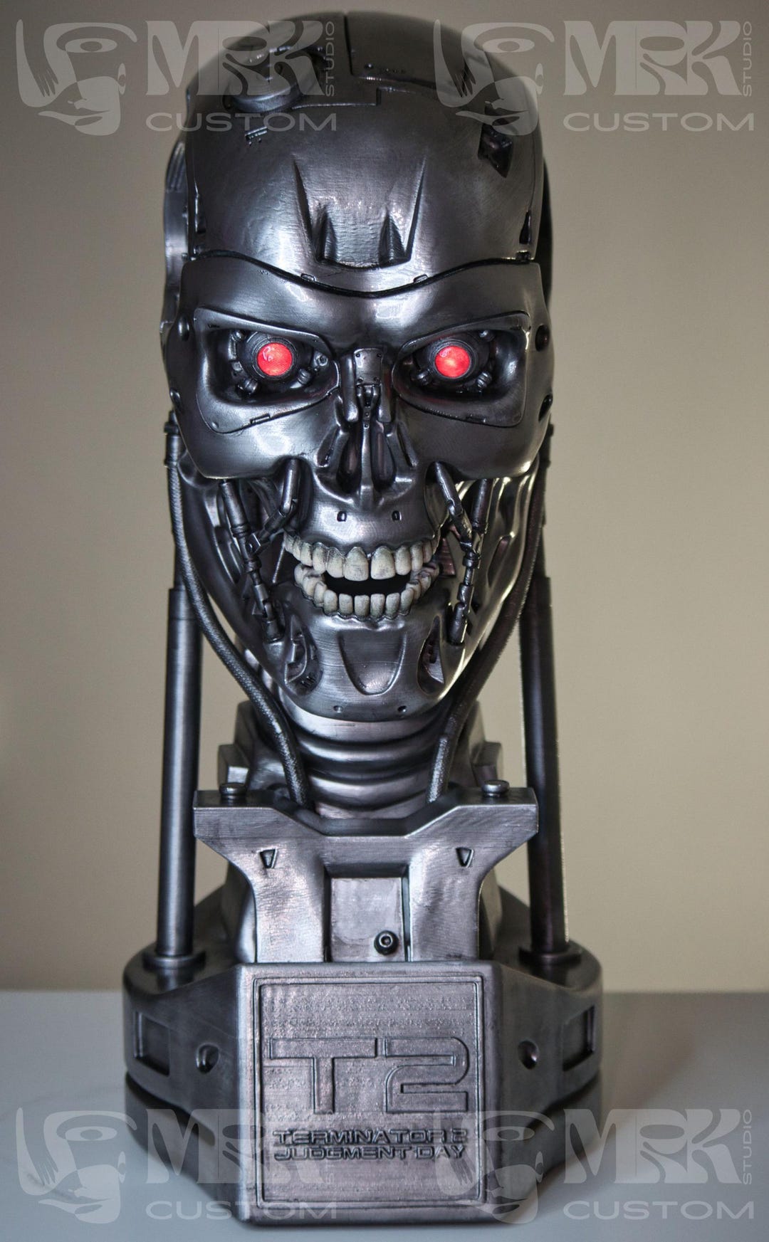 Terminator T-800 Head 1:1 Scale Bust - Etsy