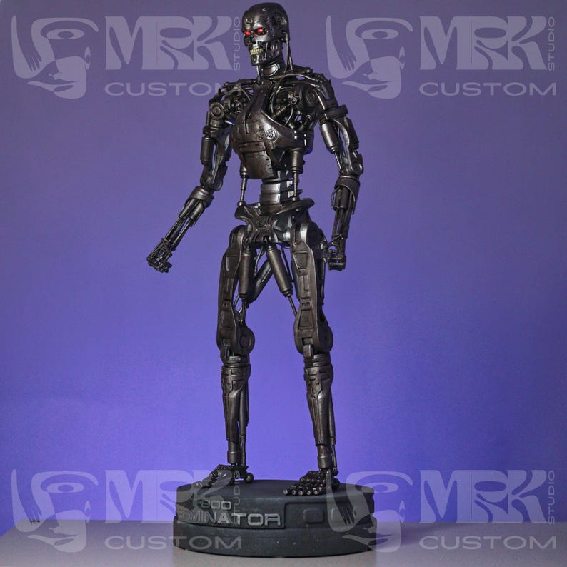 Terminator T-800 1/3 Endoskeleton 60 Cm Figurine (US Version) - Etsy