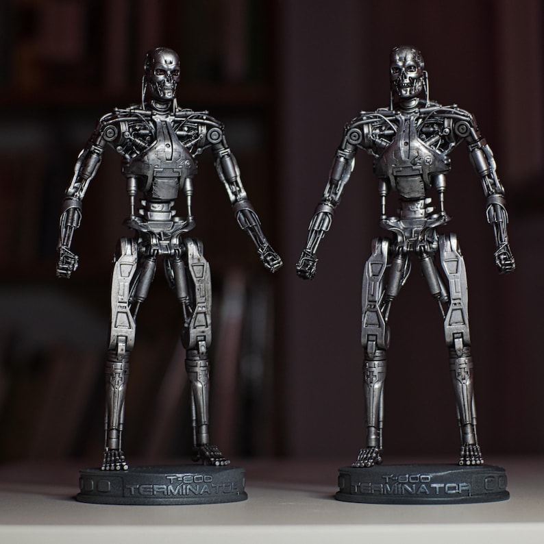 Terminator T-800 1/10 Figurine - Etsy