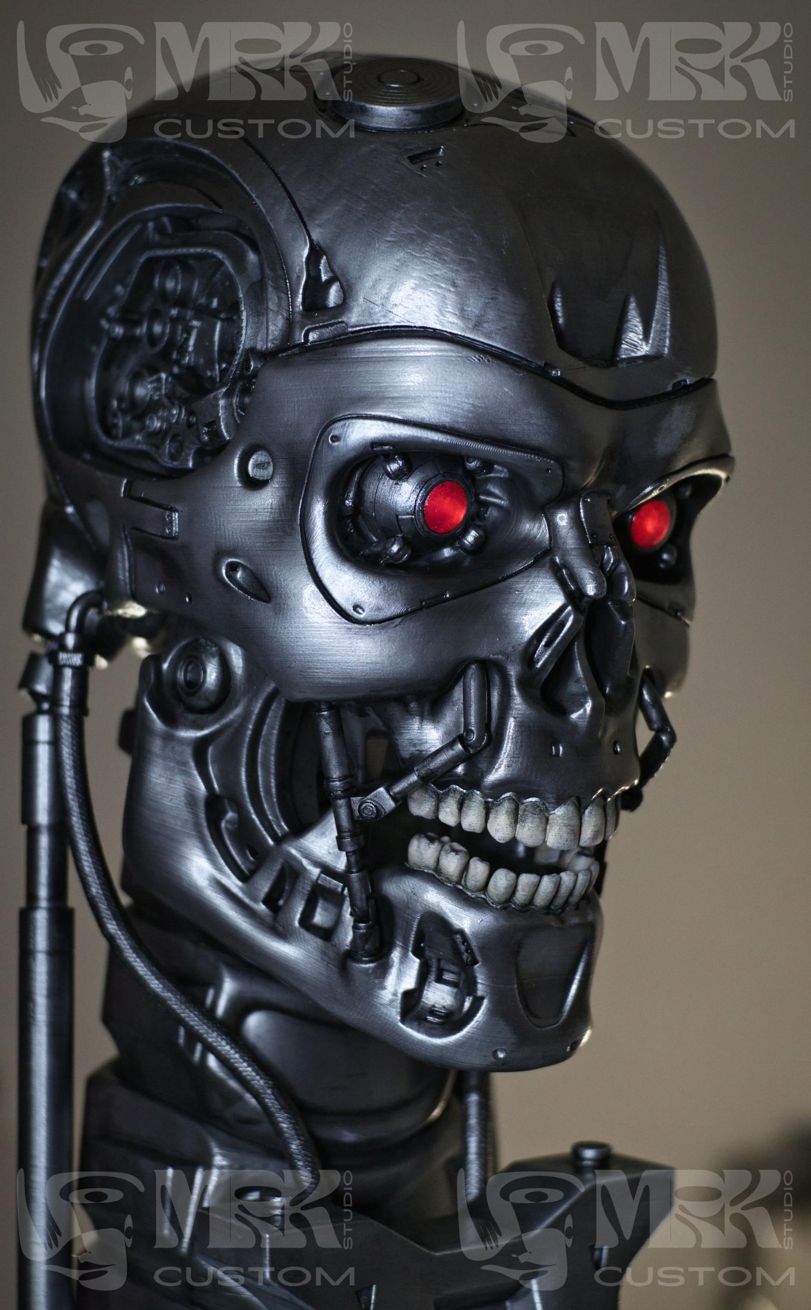 Terminator T-800 Head 1:1 Scale Bust - Etsy