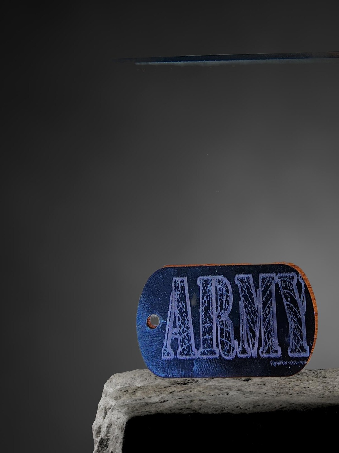 Custom Engraved Military Dog Tag - Personalized Army Necklace - Etsy