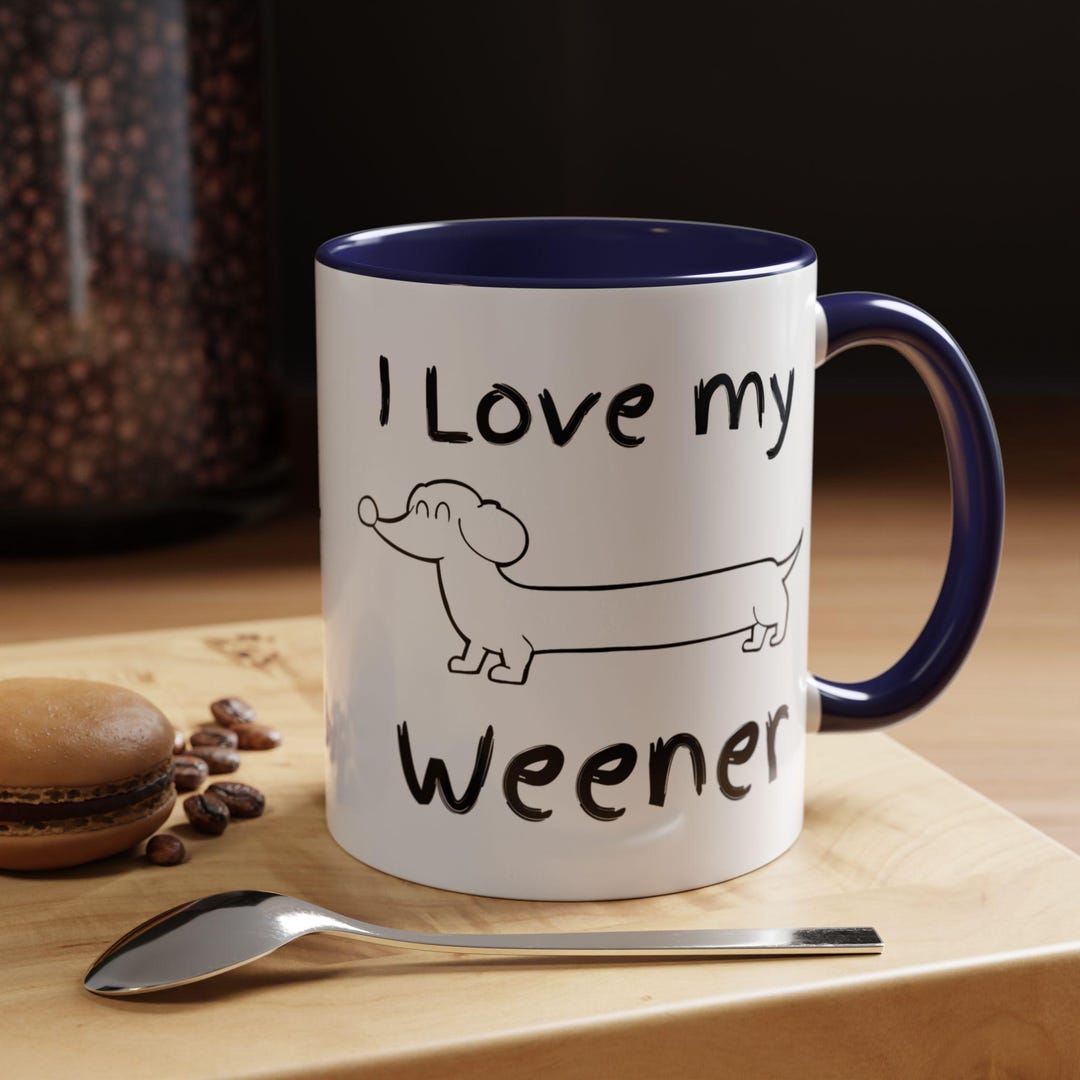 Funny Mug, Cute Dachshund Coffee Cup, Dog Lover Gift, Pet Owner Present ...