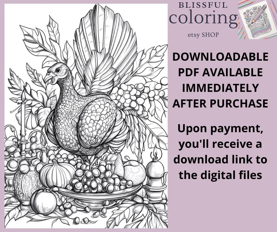 Thanksgiving Coloring Pages, Turkey Coloring, Thanksgiving Coloring ...