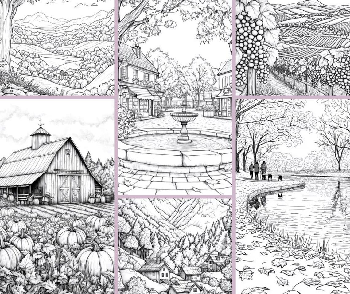 Fall Coloring Pages, Fall Foliage Coloring, Autumns Leaves Coloring ...