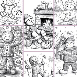 Christmas Coloring, Digital Download, Xmas Coloring Page, Winter ...