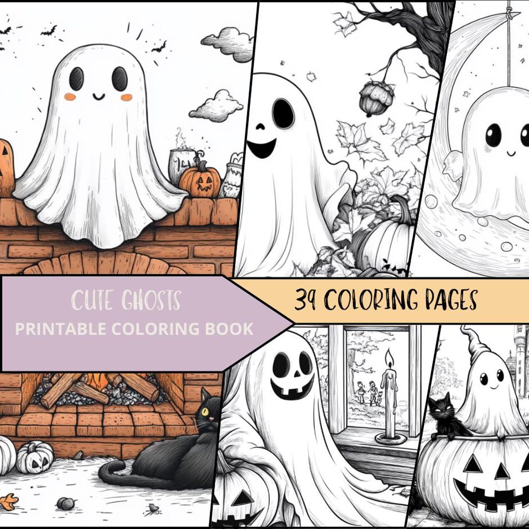 Halloween Coloring Pages, Printable Coloring Pages for Adult and Kids ...