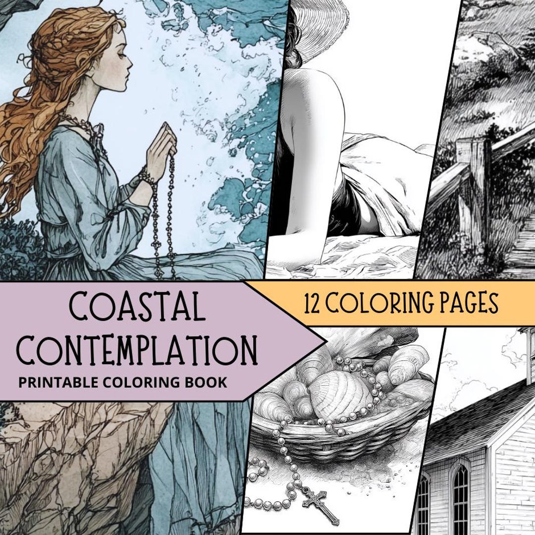 Catholic Coloring Pages, Prayer Coloring Page, Virgin Mary Coloring ...