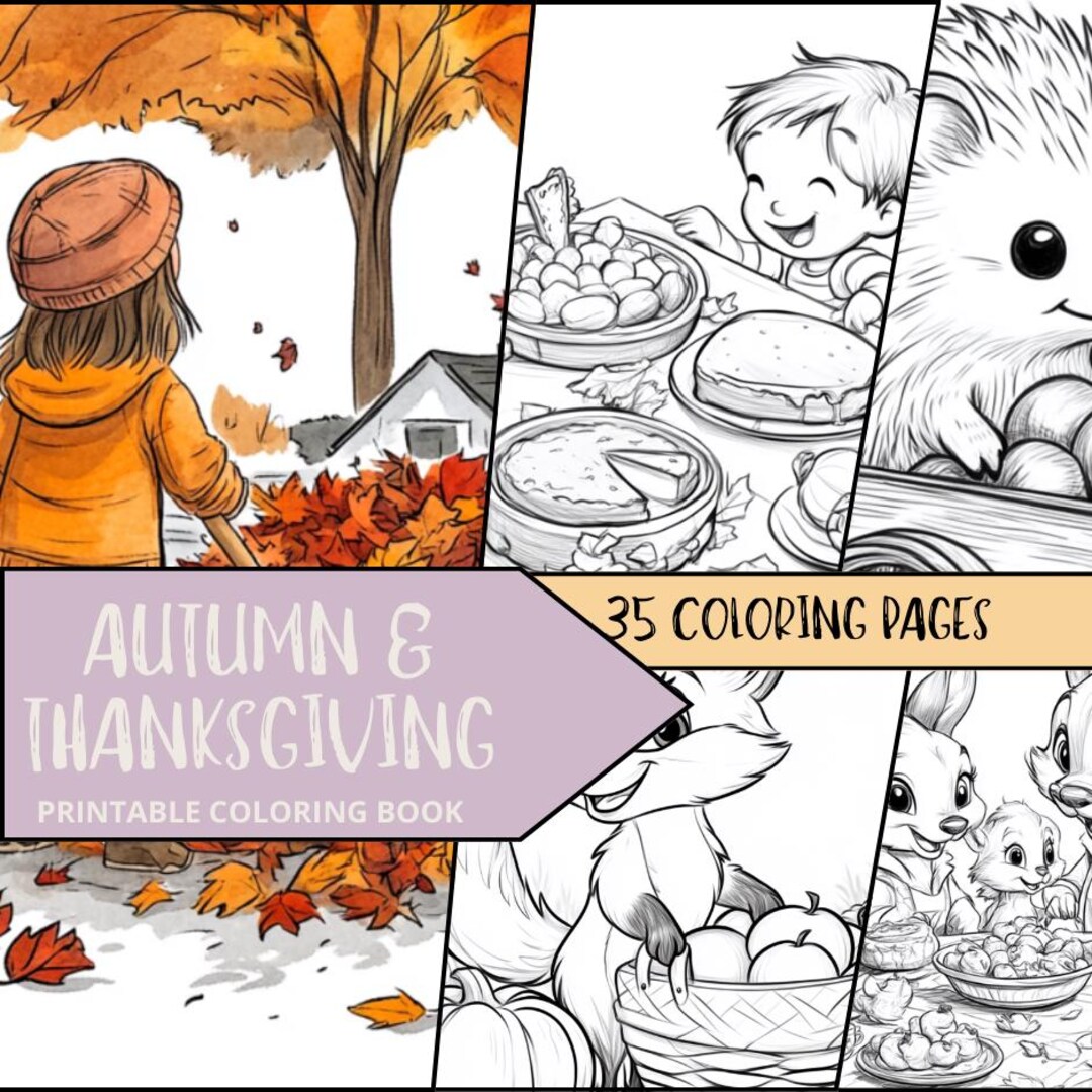 Fall Coloring, Coloring Pages for Kids, Autumn Coloring, Autumn Leaf ...