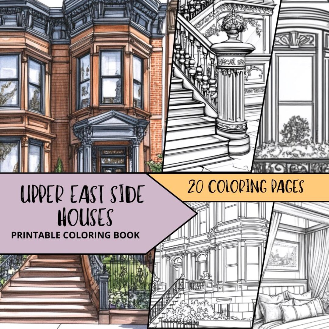 Architecture Coloring Adult Architecture Coloring Printable Coloring ...