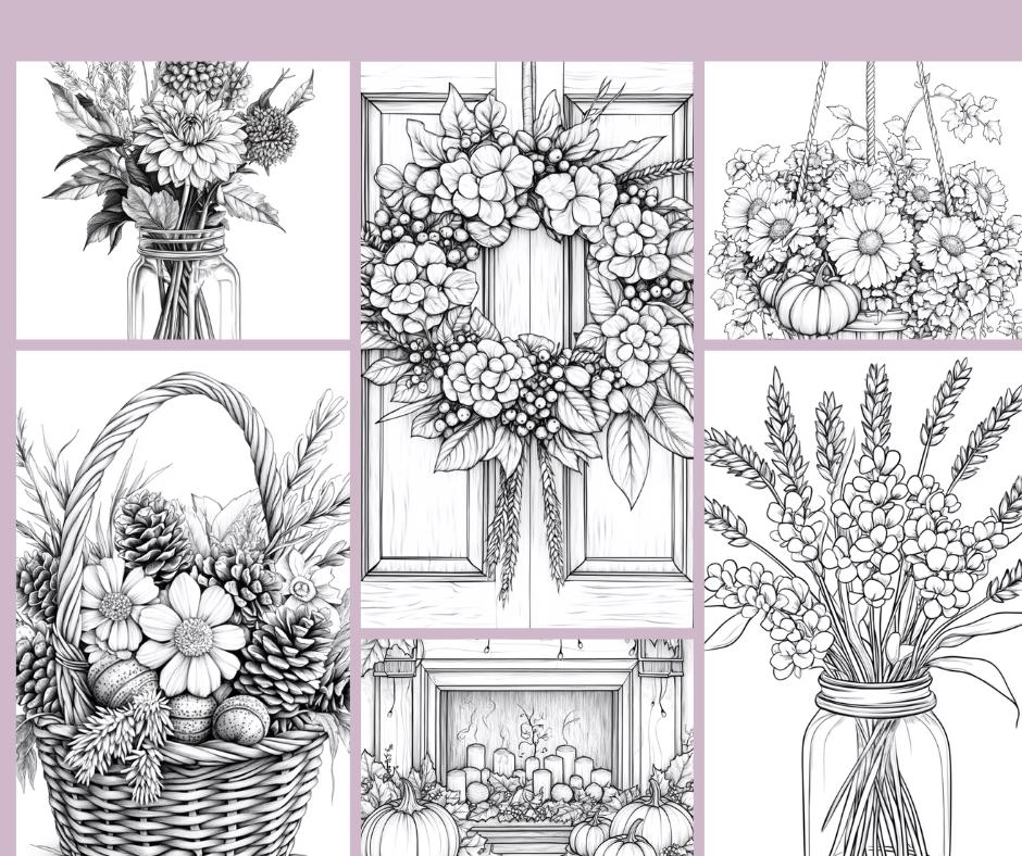 Fall Coloring Pages, Fall Foliage Coloring, Autumns Leaves Coloring ...