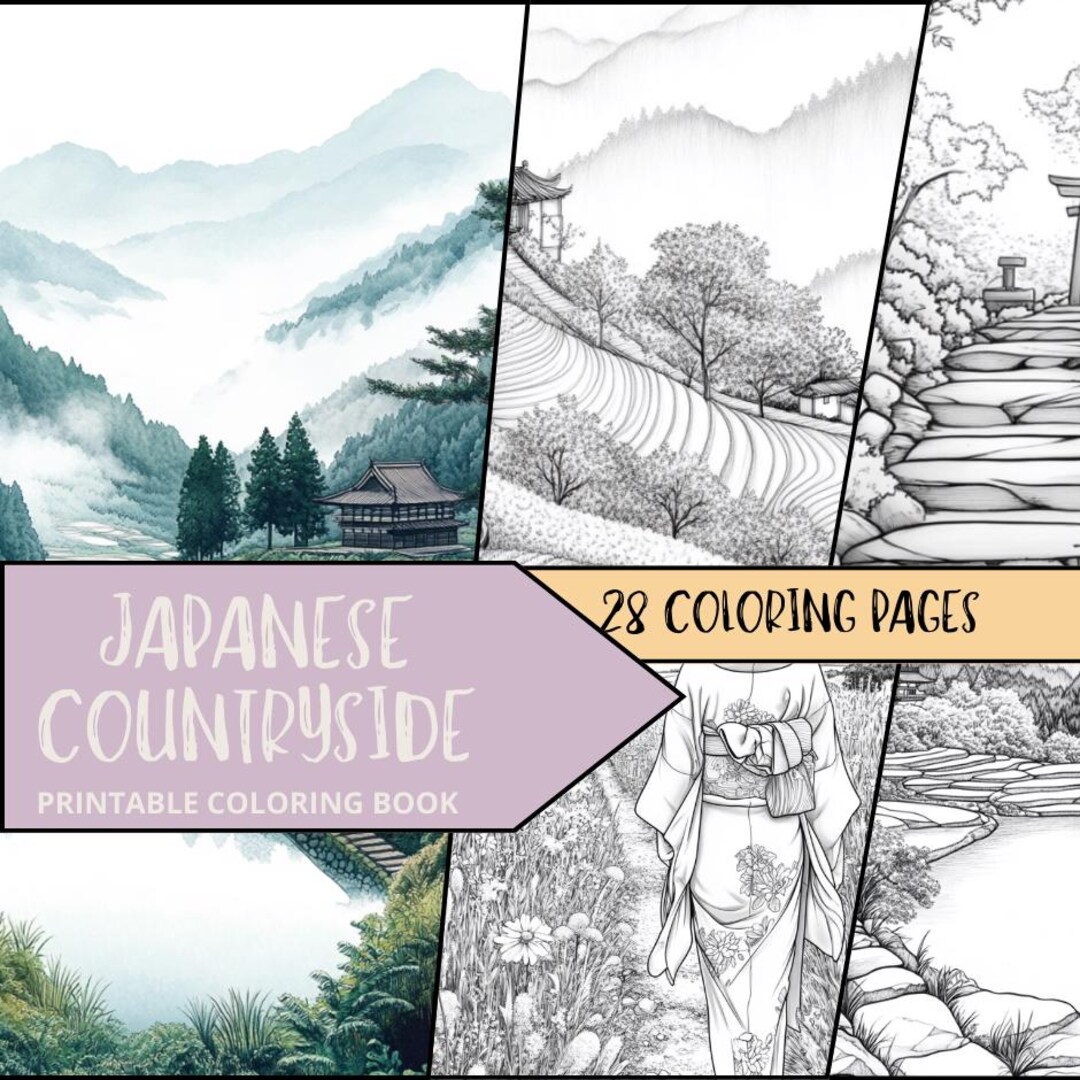 Japanese Coloring, Japan Coloring Sheets, Printable Japanese Coloring ...