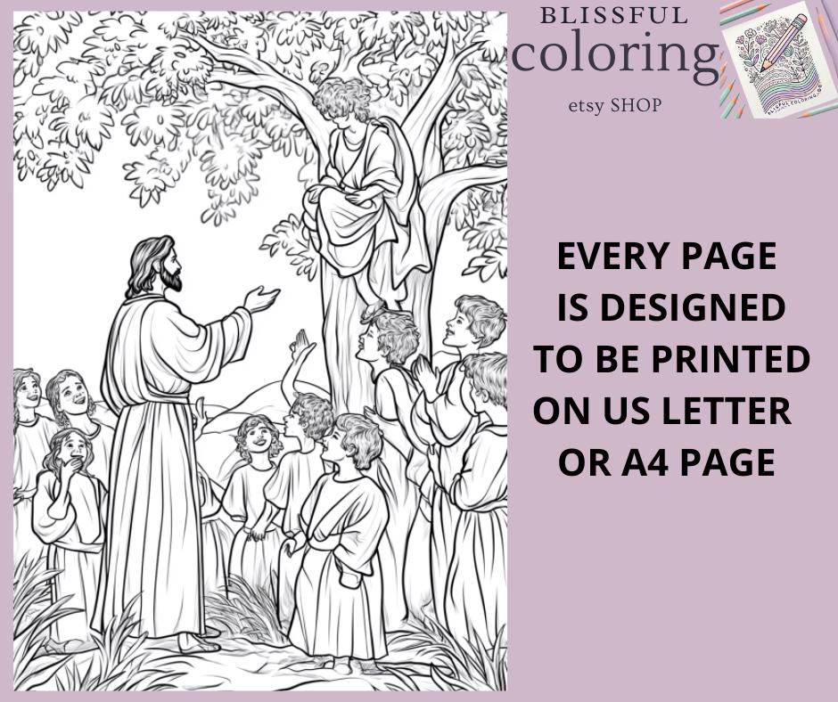 Jesus Coloring Page, Printable Jesus Coloring Book, Religious Christian ...