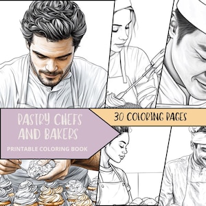 Bakery Coloring, Cake Decorating Coloring, Food Coloring Pages ...