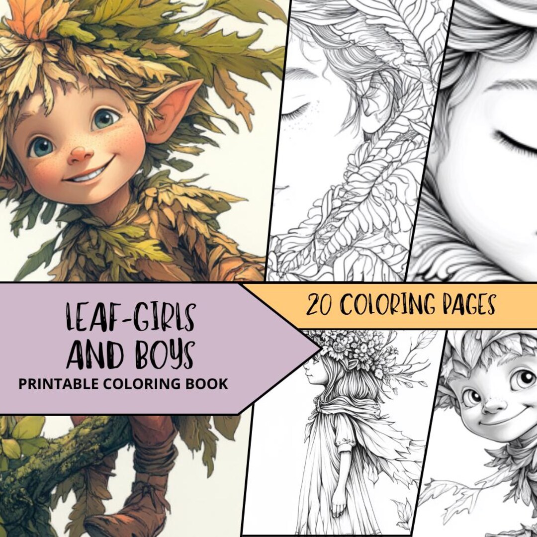 Fantasy Coloring Pages, Girl Coloring, Printable Coloring Pages, Forest ...