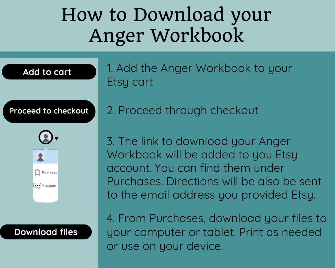 Anger Workbook for Kids. Additional Parent Guide. - Etsy