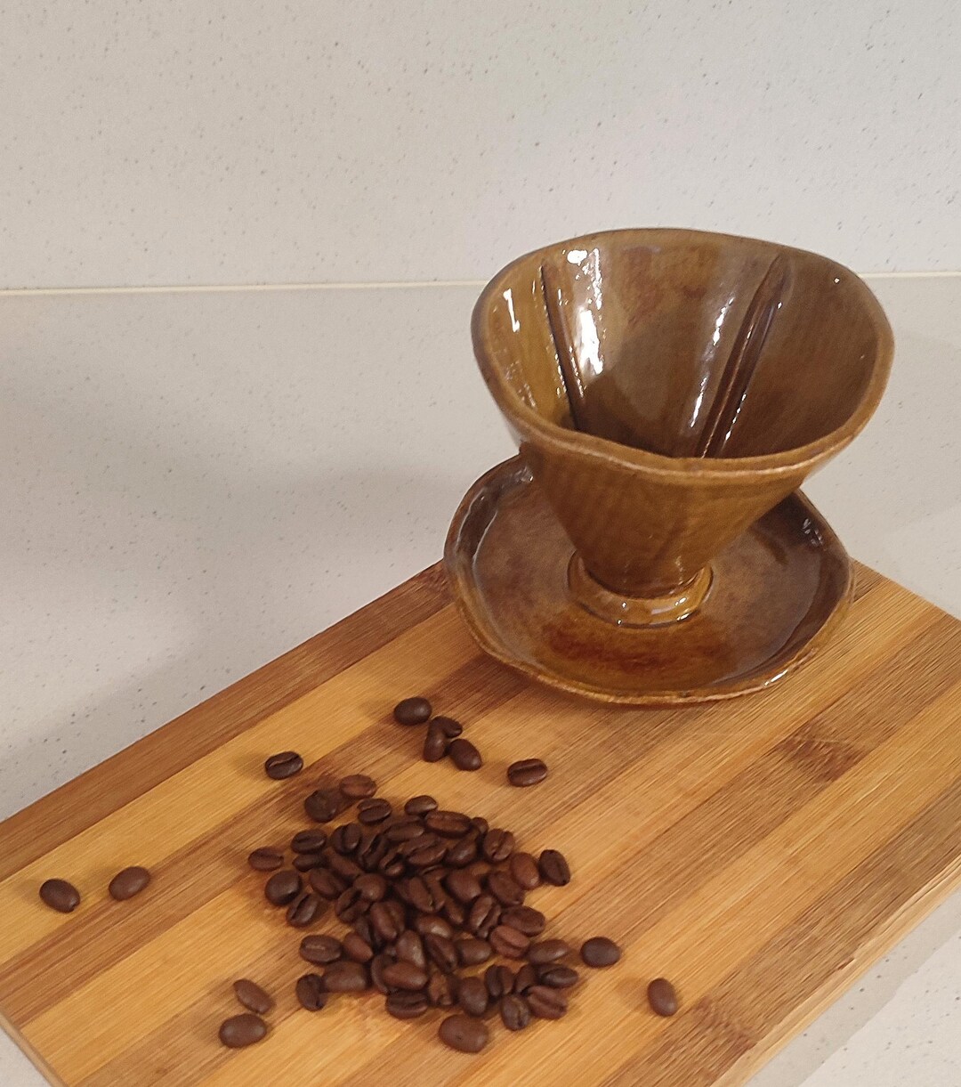 Ceramic Drip - A Slab-built Coffee Dripper (V60 Compatible) - Etsy