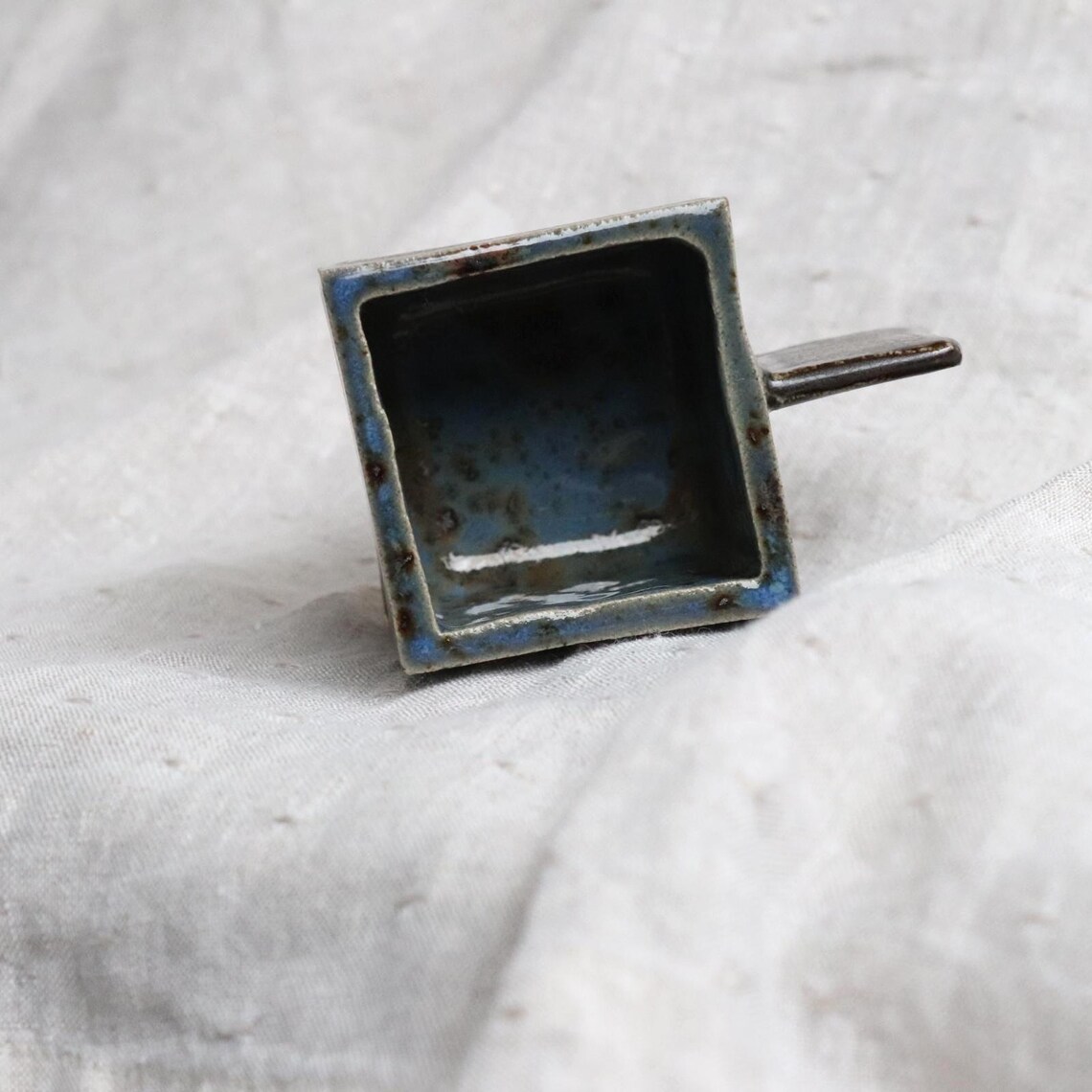 Square Ceramic Espresso Cup - A Slab-built Ceramic Cup - Etsy