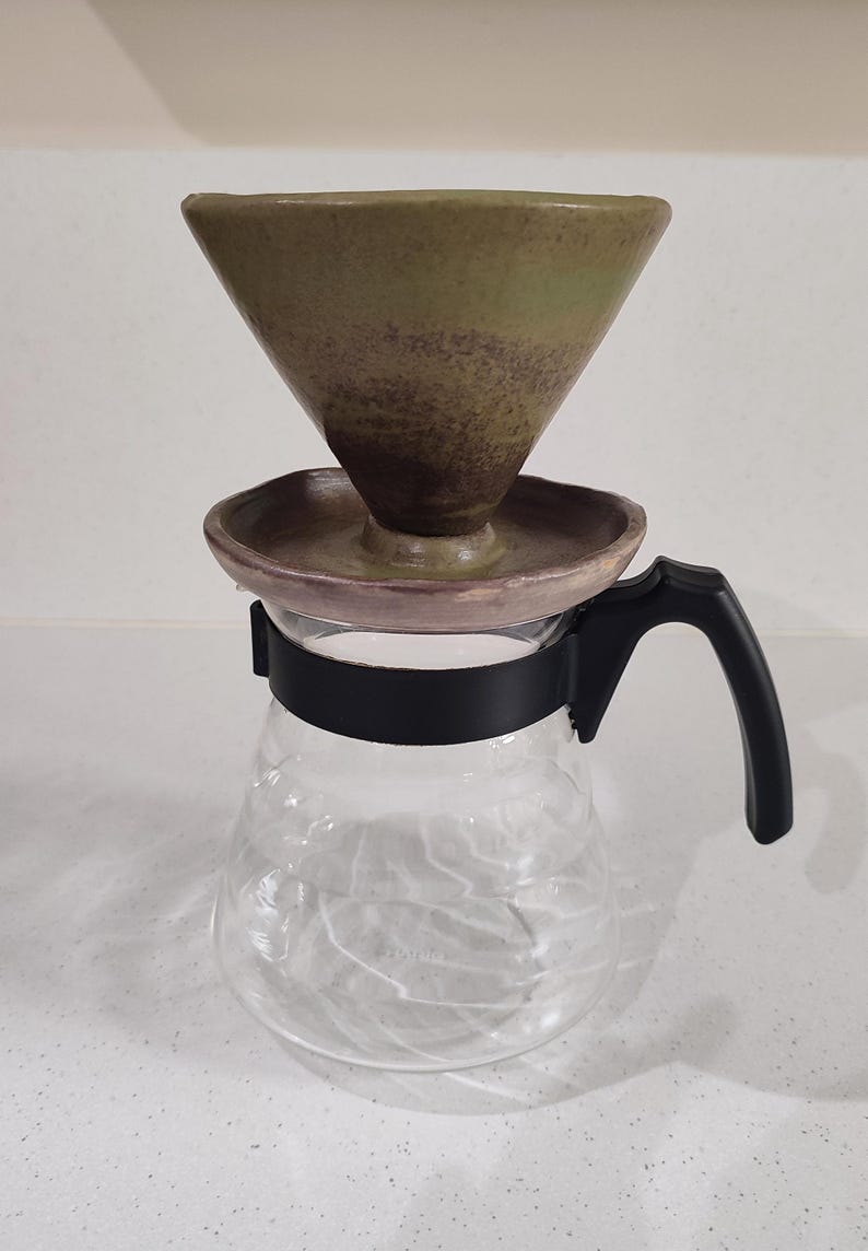 Ceramic Drip A Slab-built Coffee Dripper V60 Compatible - Etsy