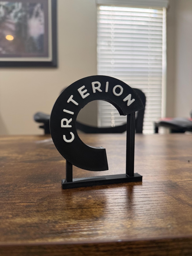 The Criterion Channel Logo Sign - Etsy