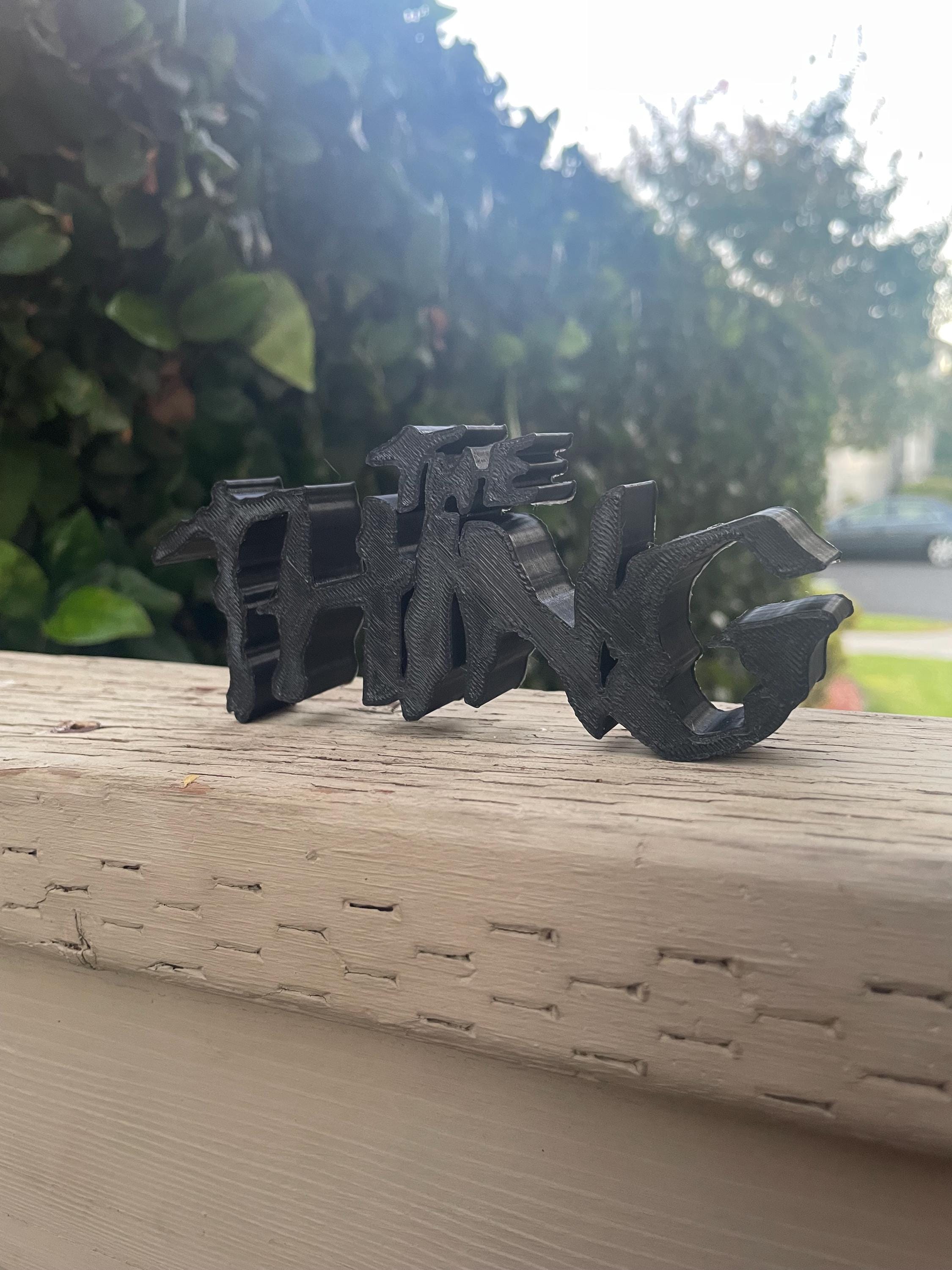 The Thing 1982 Logo Sign / Wall Art - Etsy