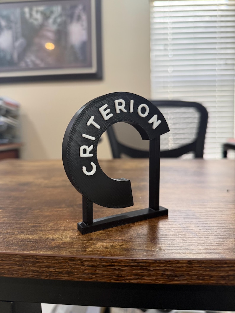 The Criterion Channel Logo Sign - Etsy