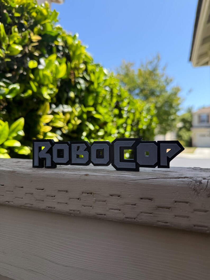 Robocop (1987) Logo Sign - Etsy