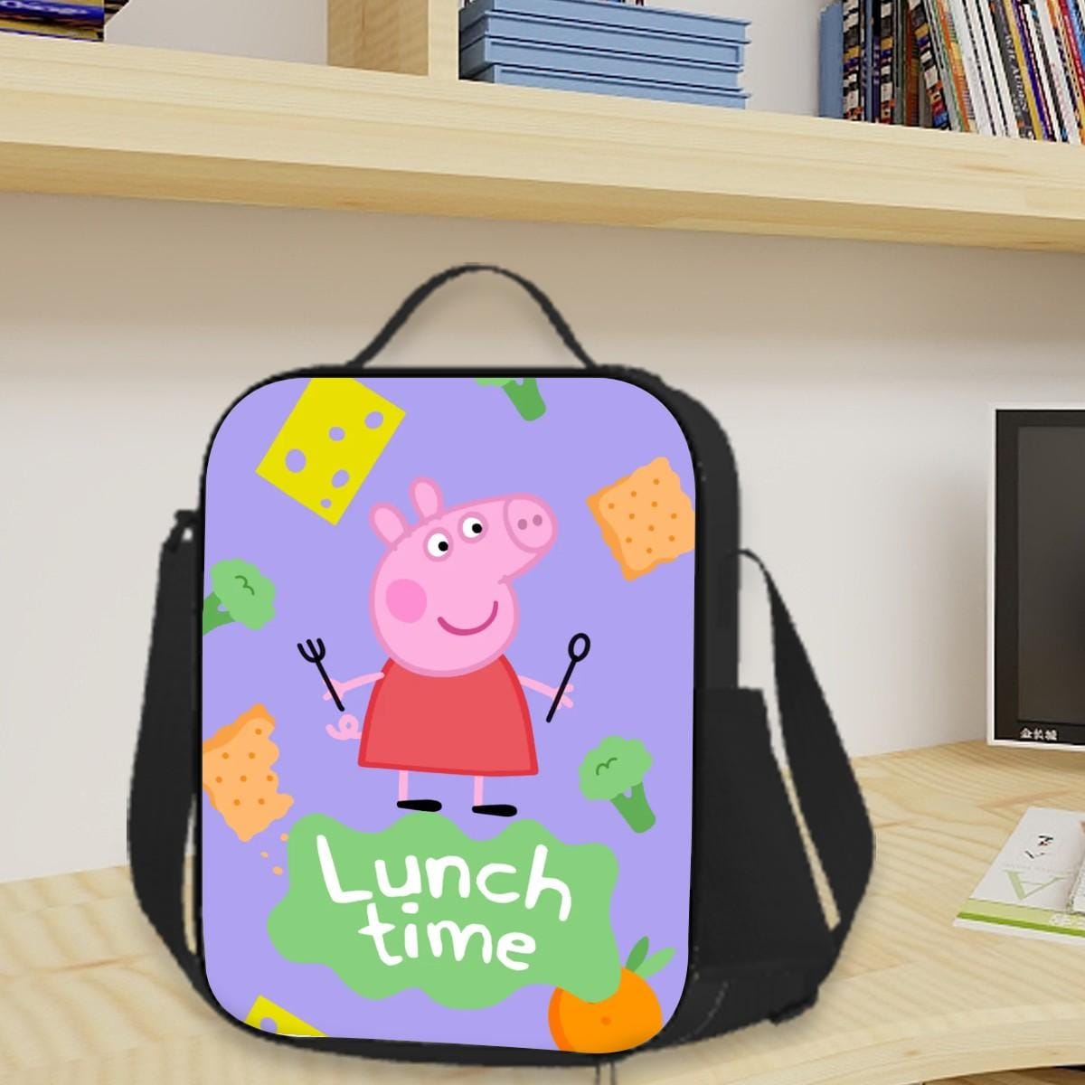 Peppa Pig Lunch Box, Back to School Lunch Box, Peppa Pig Lunch Bag ...