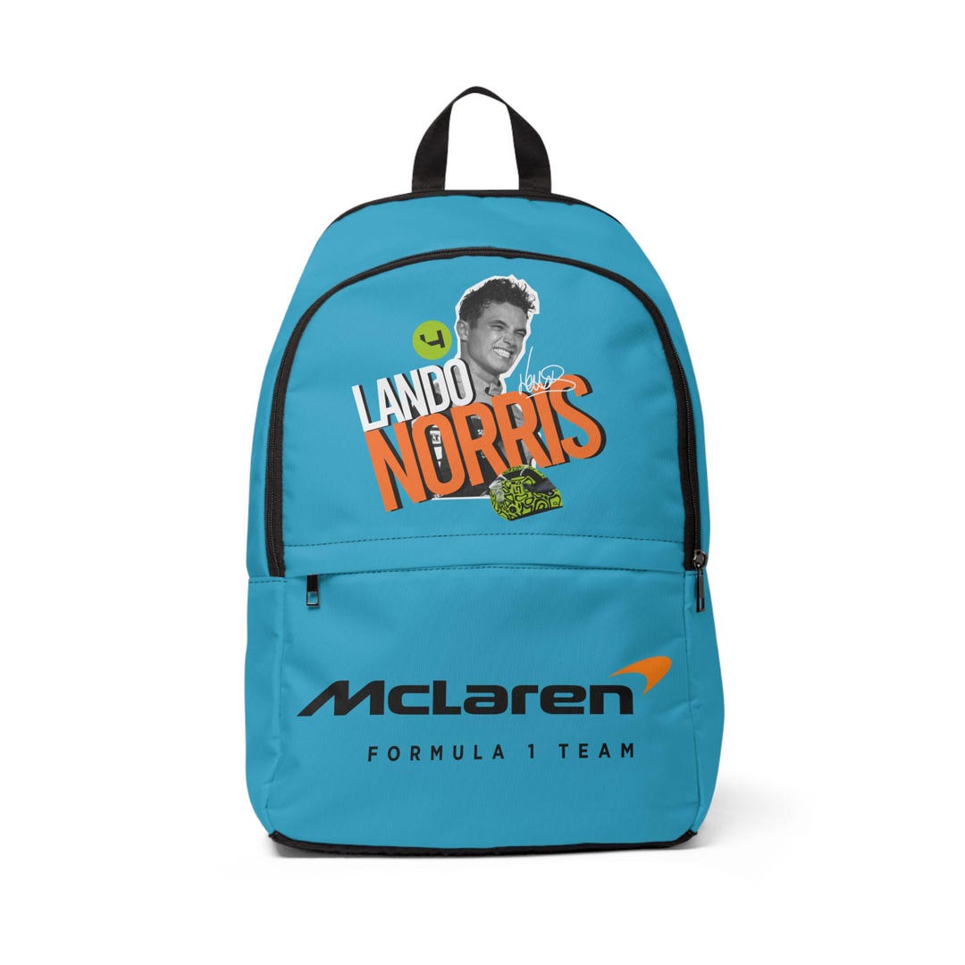 Lando Norris Formula 1 Unisex Backpack, Racing Fan Gift, Travel ...