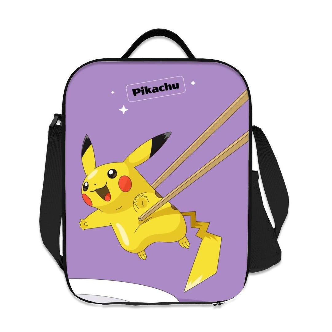 Pikachu Lunch Box, Pokemon Lunch Box,pikachu Lunch Bag, Insulated Lunch ...