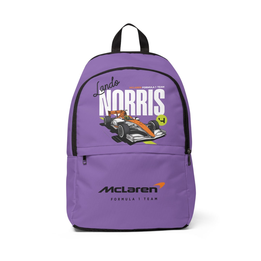 Lando Norris Formula 1 Backpack, Backpack for Formula 1 Fans, Unisex ...
