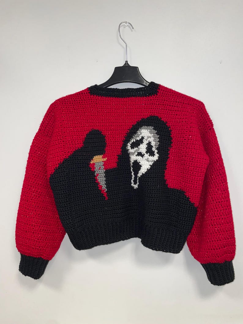 Scream Cardigan - Etsy