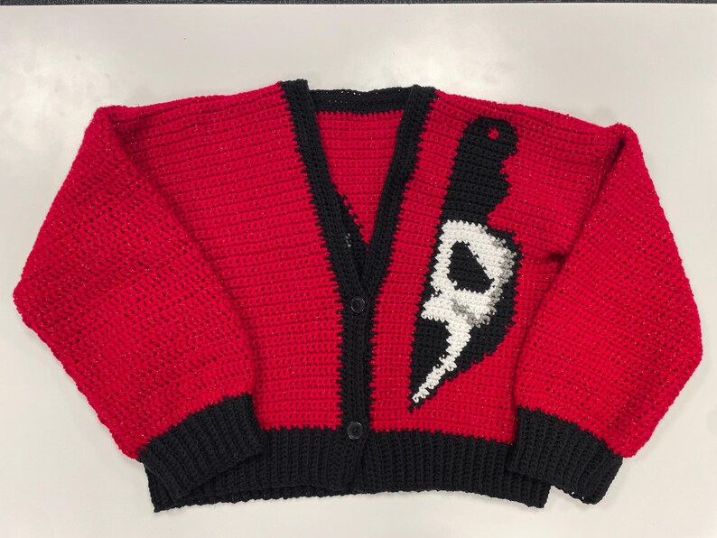 Scream Cardigan - Etsy