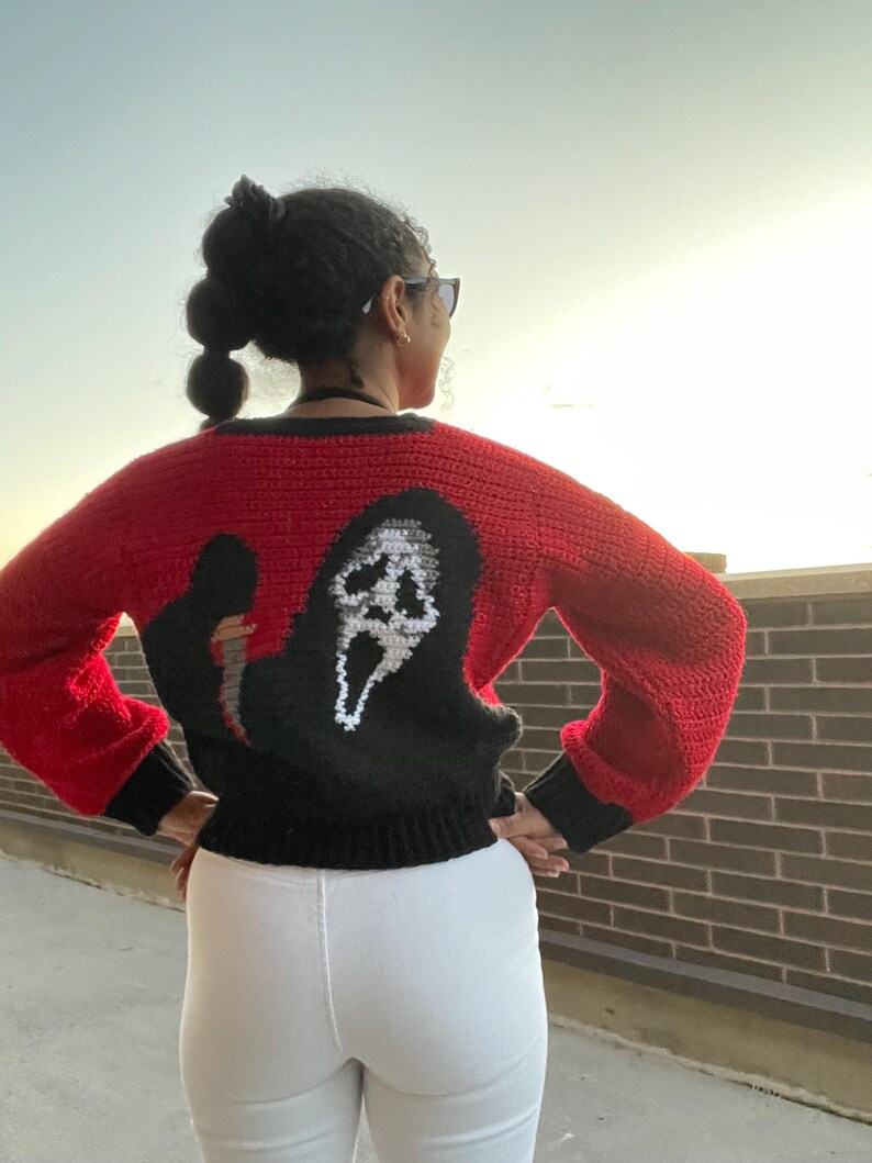 Scream Cardigan - Etsy