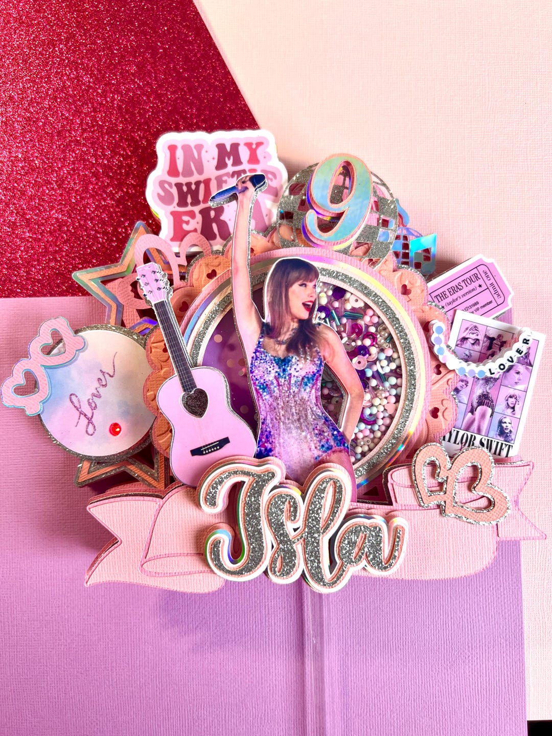 Personalized Taylor Swift Cake Topper: Custom Name & Age - Etsy Australia