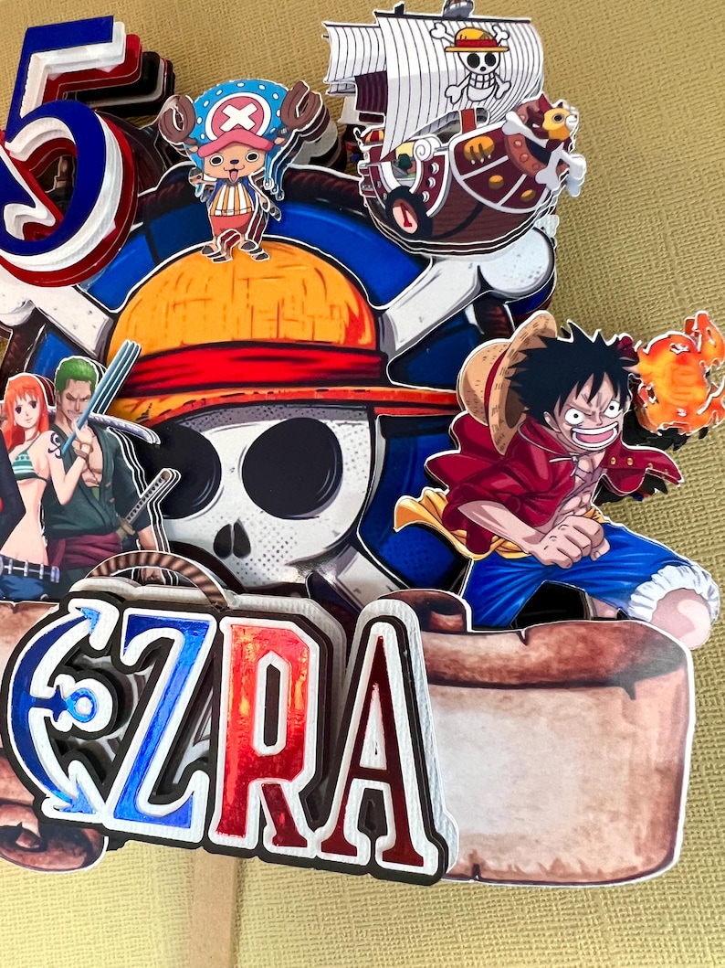 One Piece Cake Topper - Etsy