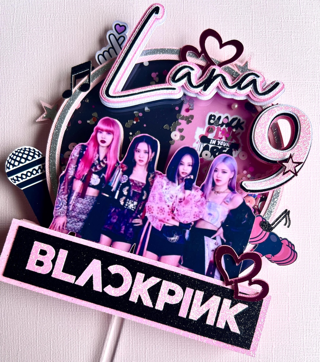 Blackpink Cake Topper / Blackpink Theme / Blackpink Decoration ...