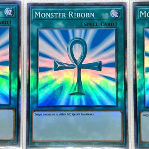 Monster Reborn OCG Card Art Full Holographic Yugioh Proxy / Orica - Etsy