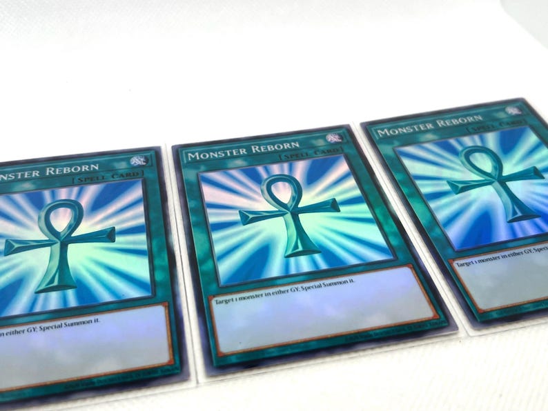 Monster Reborn OCG Card Art Full Holographic Yugioh Proxy / Orica - Etsy