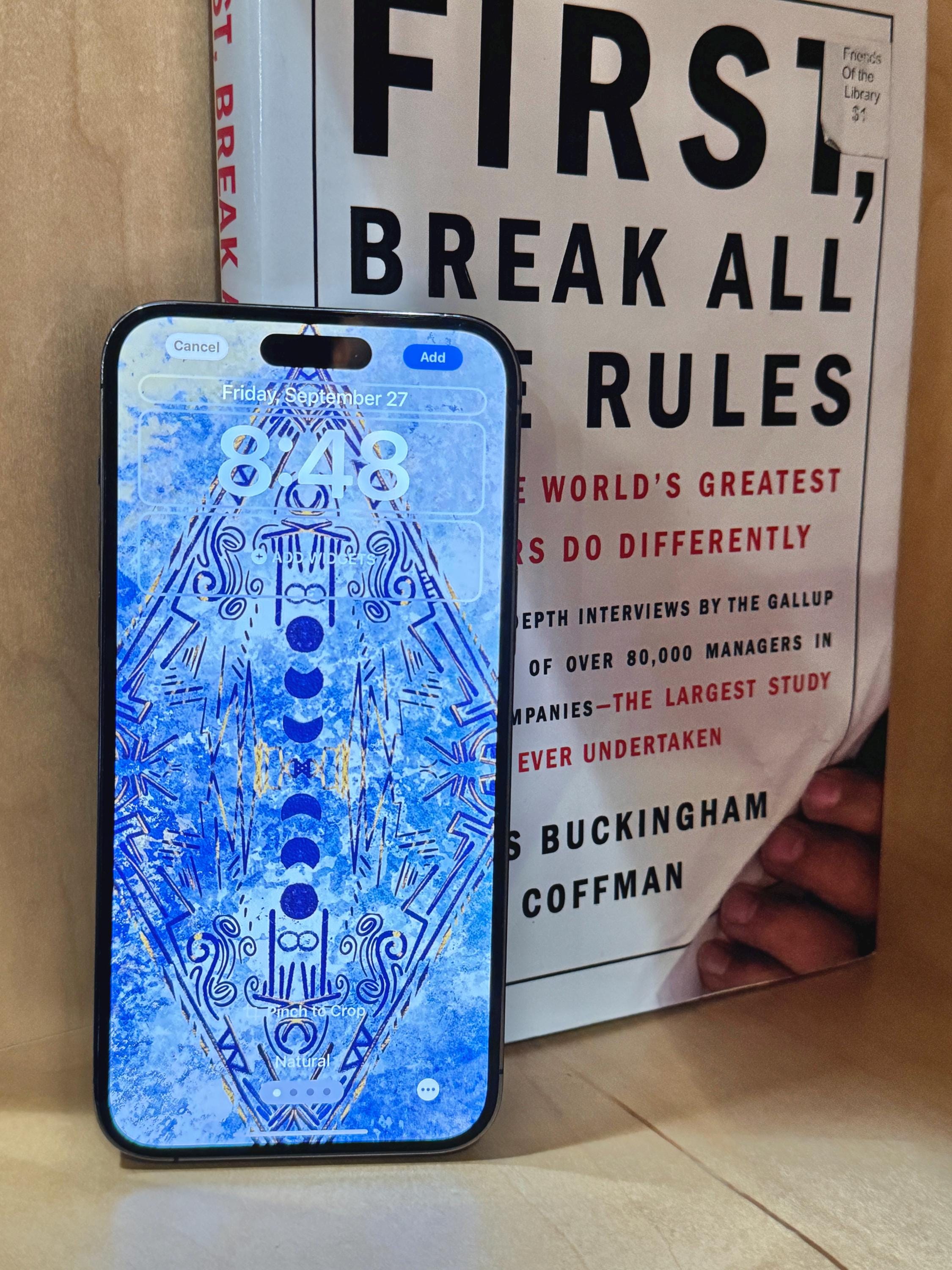 Hand-drawn Runes Deep Negative Energy Clearing Relax Phone Wallpaper ...