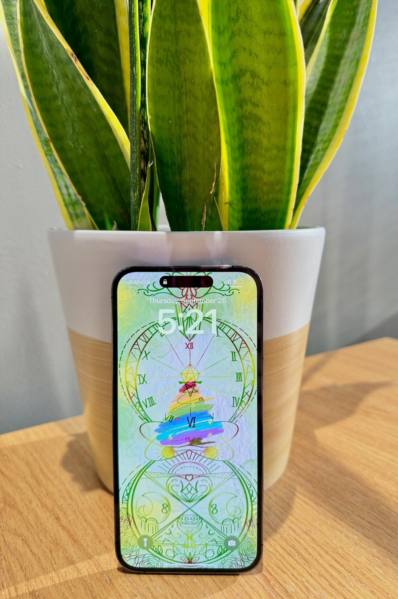 Good Luck Phone Wallpaper: Welcoming Fortune Ios Theme (digital ...