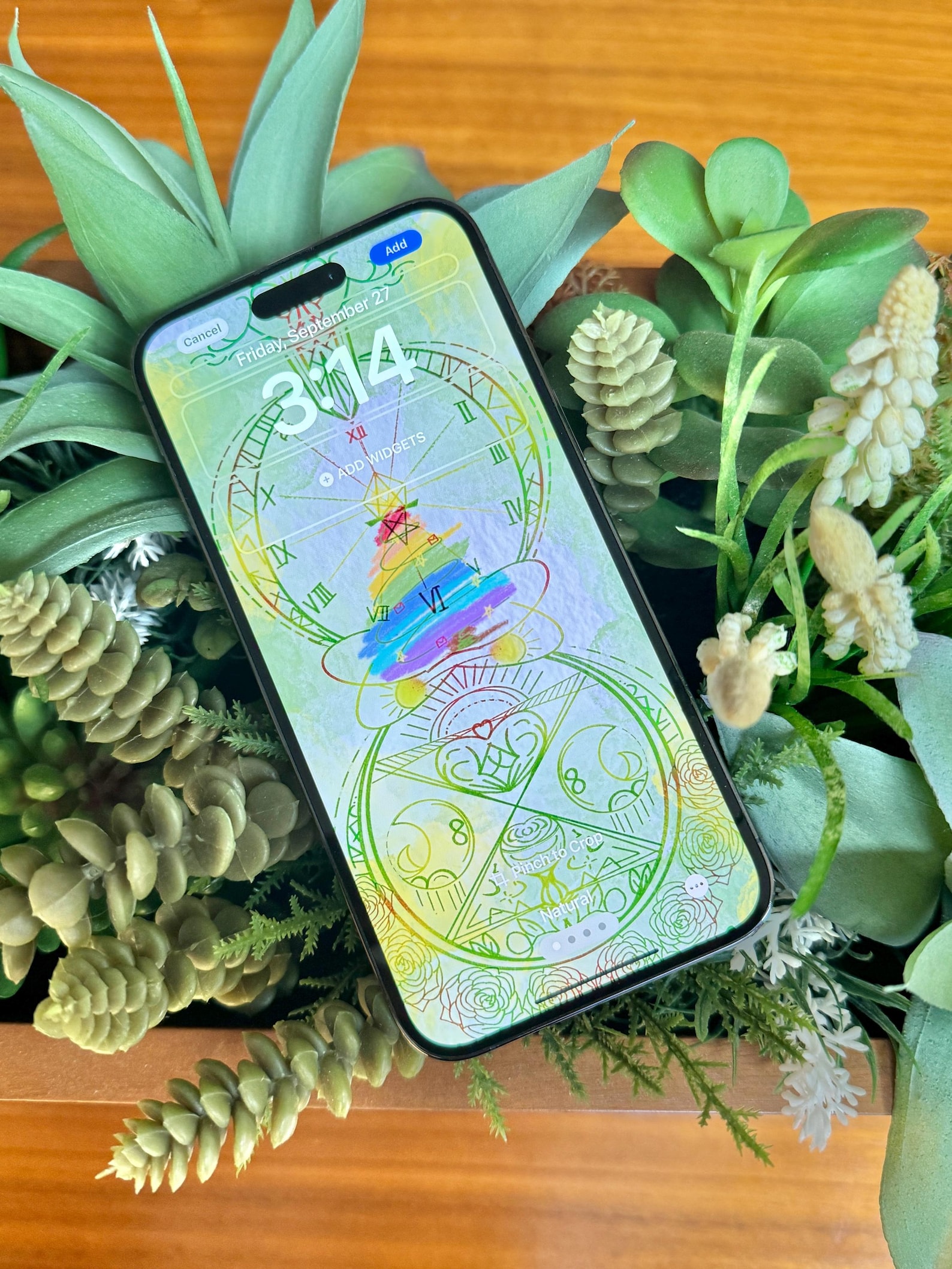 Good Luck Phone Wallpaper: Welcoming Fortune Ios Theme (digital ...