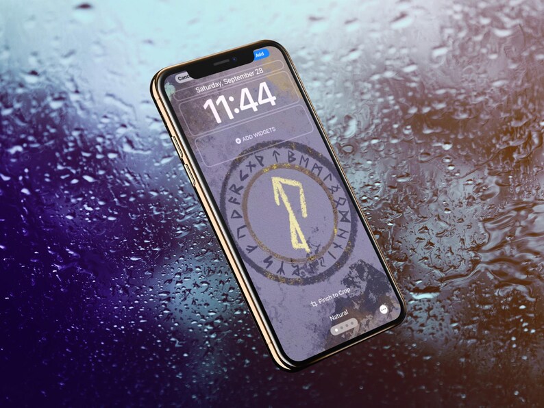 Hand-drawn Runes Academic Career Success Luck Money Phone Wallpaper ...